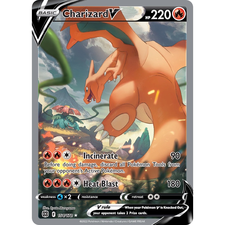 Charizard V · Brilliant Stars (BRS) #154 (CASUAL/PLAYTEST ONLY, REQUEST ...