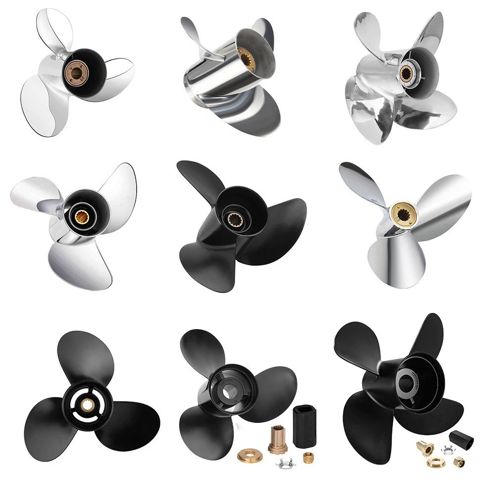 Wholesale Outboard Boat Propeller 4 Blade Marine Propellers 13X17 Boat ...