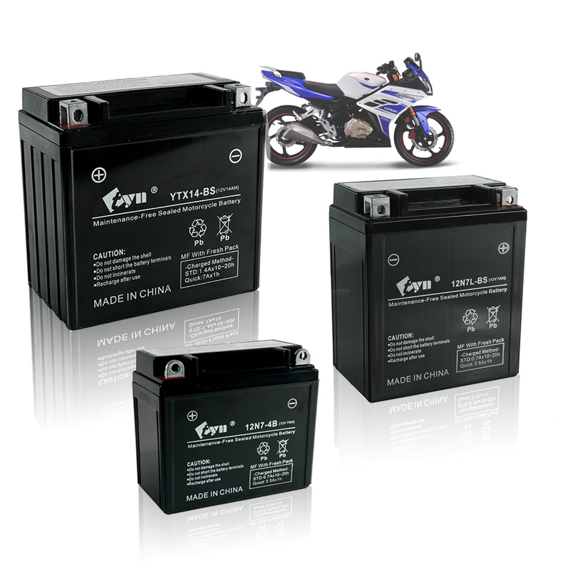 ytx7a-bs motorcycle battery 12v 7ah 5ah electric motorcycle 9ah lead ...