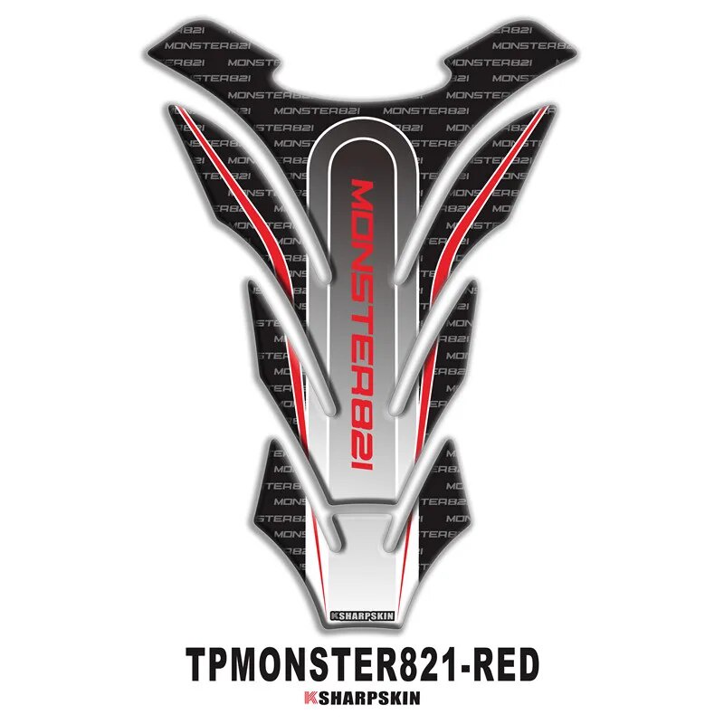 ♚3d Motorcycle Sticker Gas Fuel Oil Tank Pad Protector Decal For Ducati