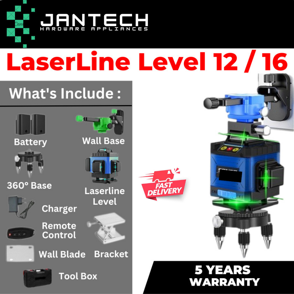 2024 Laser Green Tool 3D Laser Construction Line 360 Level Auto Rotary ...