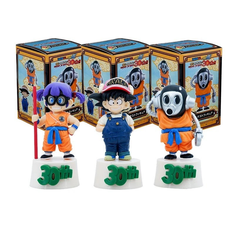 9cm Anime Dragon Ball Figures Toriyama Akira Arale Action Figure 30th ...