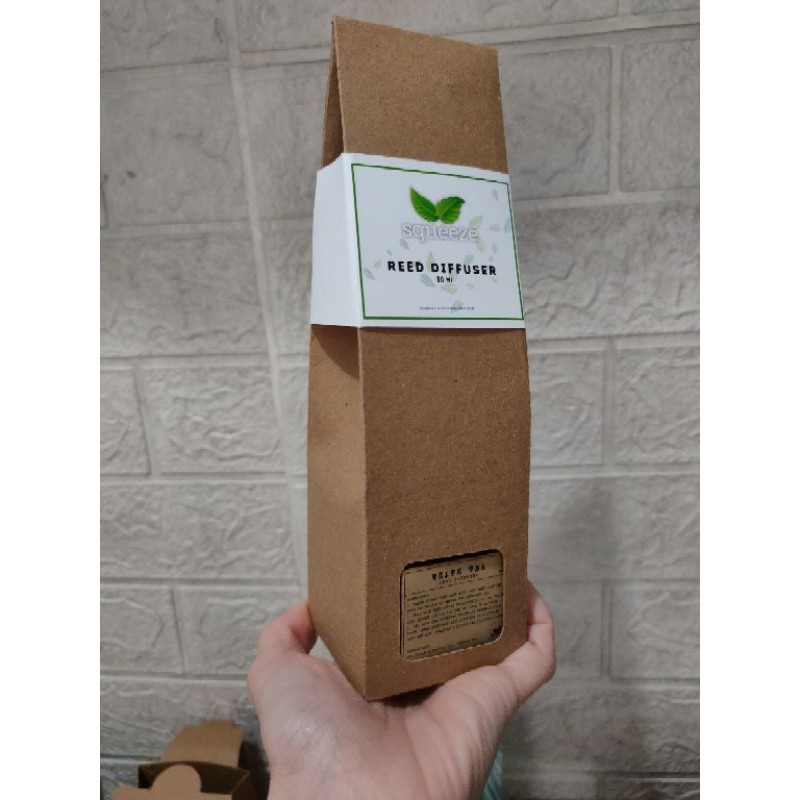 Customized Kraft Reed Diffuser Box | Shopee Philippines
