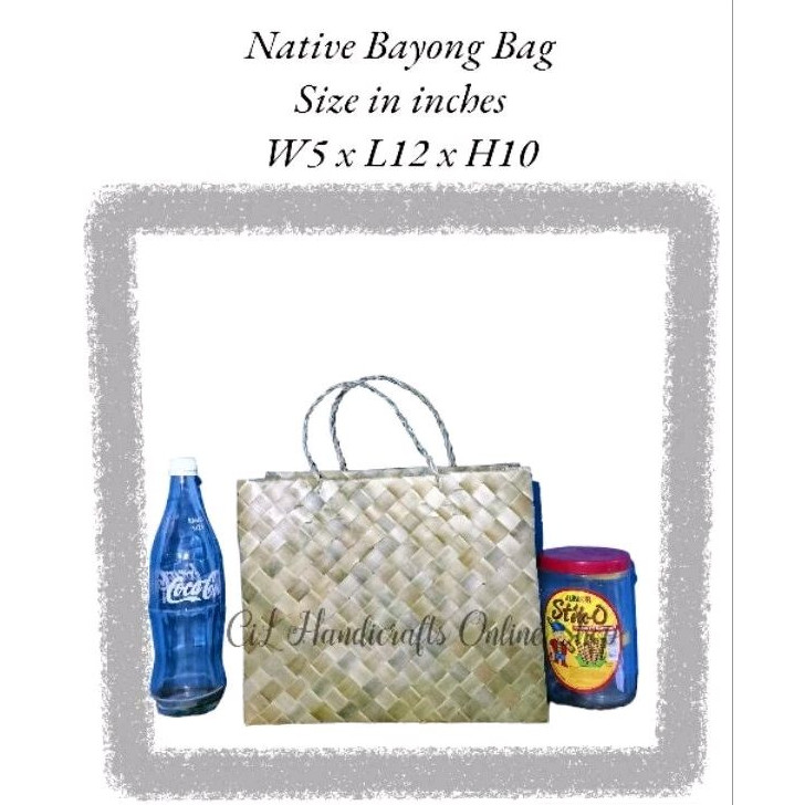 5x12x10 - Native/Tampipi Bayong Bag (Minimal Qty Available Onhand ...