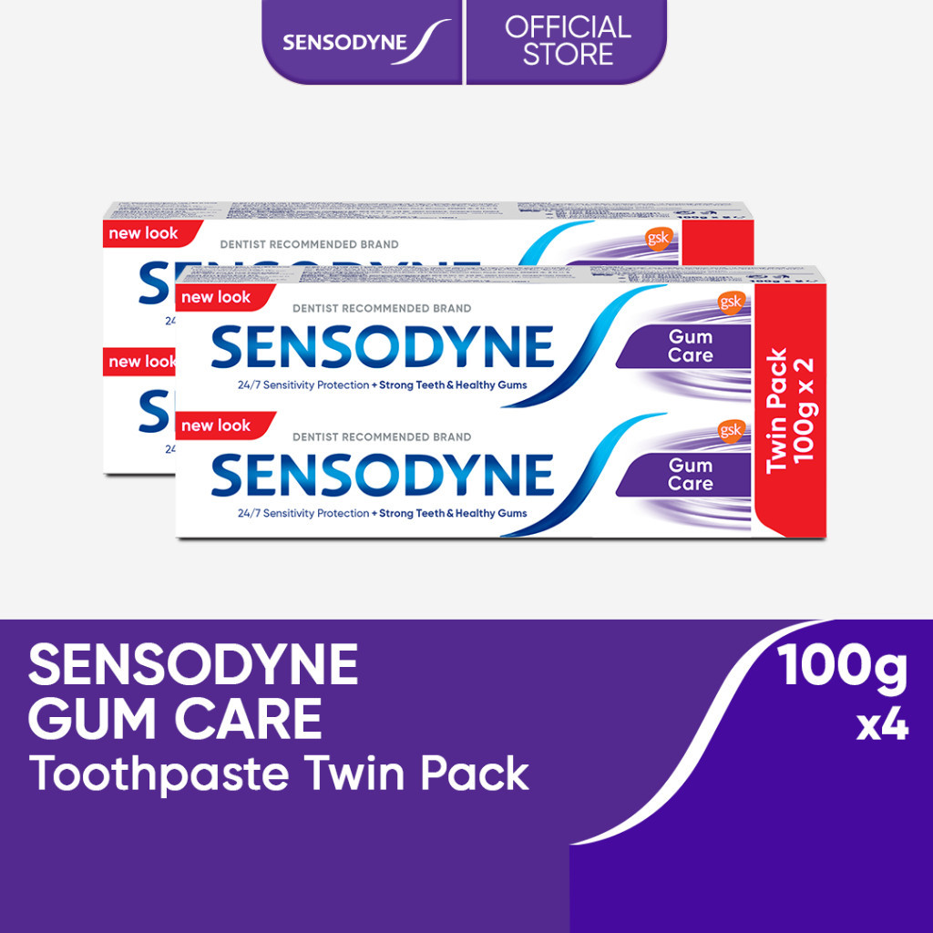 Sensodyne Gum Care Toothpaste 100g (Pack of 4) | Shopee Philippines