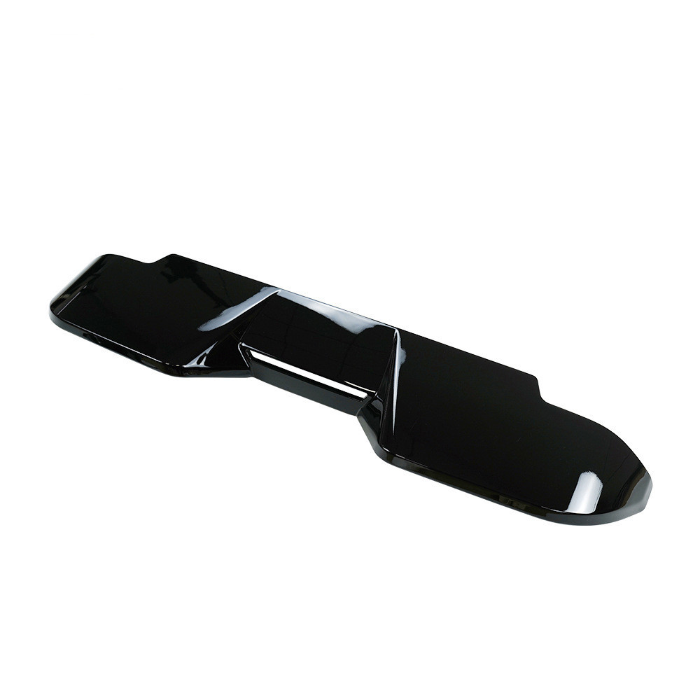 Glossy Black Car Ducktail Spoiler with light Abs New Defender Roof ...