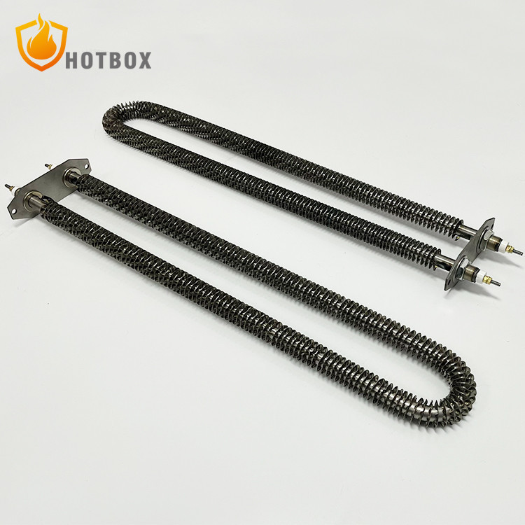 2kw 3kw 5kw U Shape SS304 Finned Tubular Finned Air Heater Tubular for ...