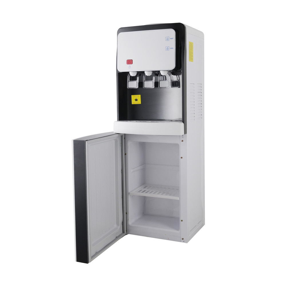 Home and office free standing water dispenser with compressor cooling ...