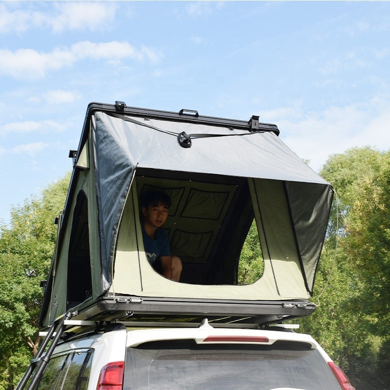 Customized Aluminum Hard Shell Car Roof Top Tent Outdoor Folding Truck ...
