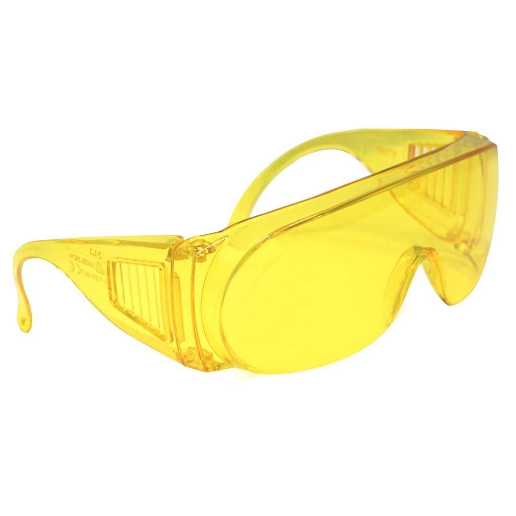 Safety Glasses, Yellow Protective Goggles. use for protect eye from UV ...