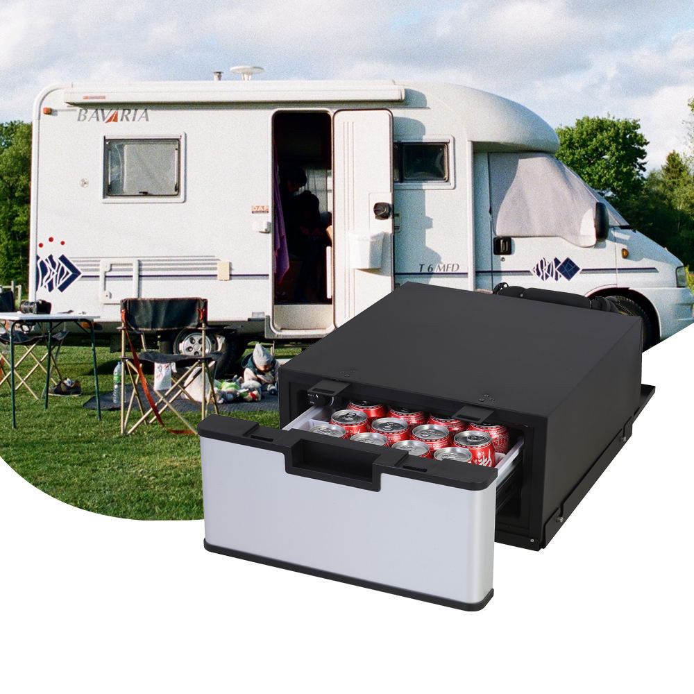 Caravan Rv Marine Drawer Fridge Removable 23 Liter Built In Dc Fridge ...