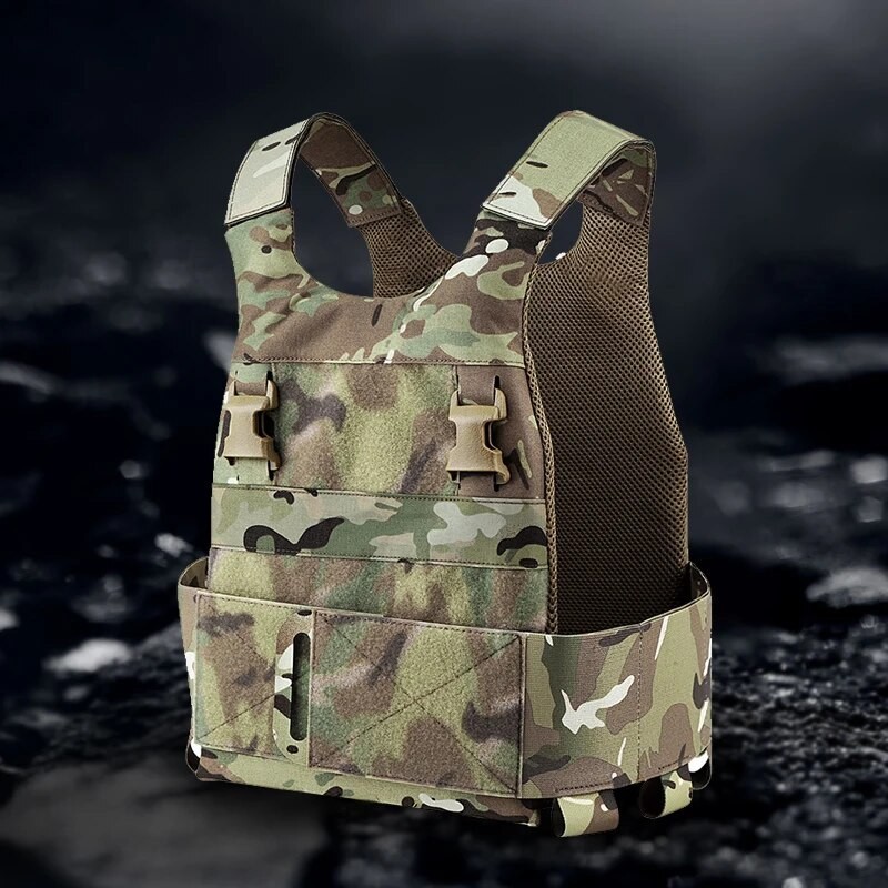 ☊Tactical Outdoor KRYDEX Low Vis Slick Multi-Mission Plate Carrier Low ...