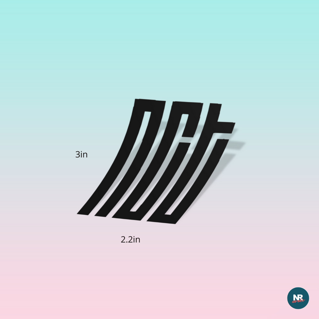 NCT Kpop Vinyl Decal Waterproof Sticker | Shopee Philippines