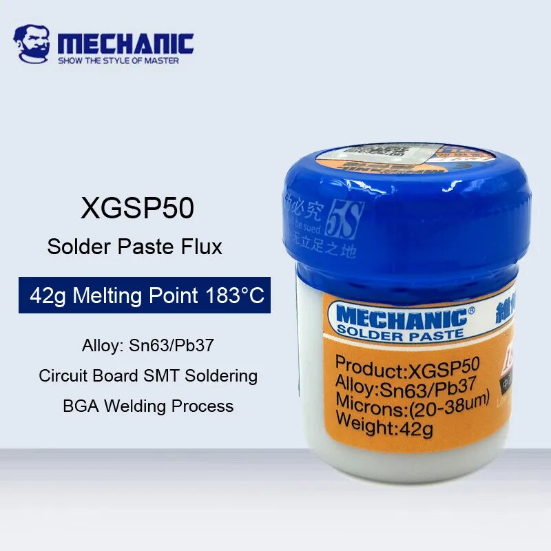 ~183 Degree MECHANIC XG-50 Solder Paste Flux Soldering Paste BGA SMD Welding Paste Flux For Mobi ...