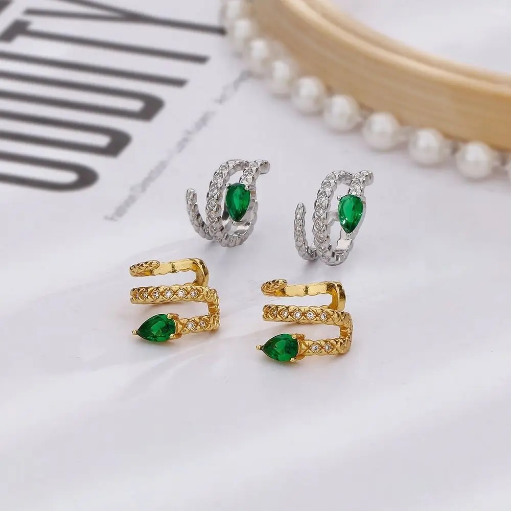 Punk Women Ear Bone Clip Exquisite Gothic Ear Hook No Piercing Korean ...