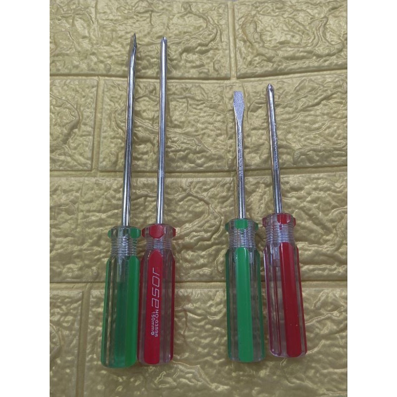 Screwdriver 4inch And 6inch(Pillip and Flat) | Shopee Philippines