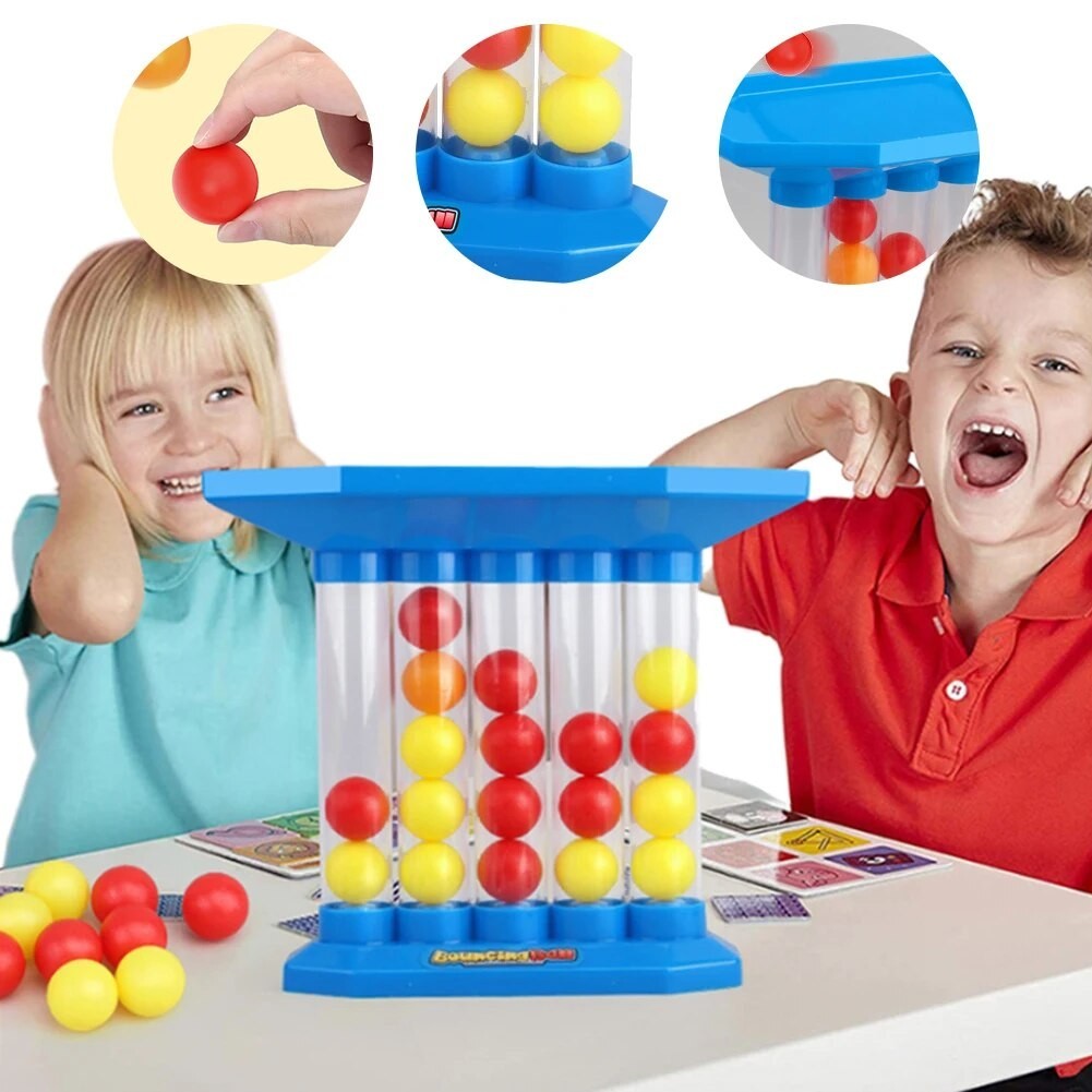 Bouncing Balls Board Game 2-4 Players Bouncing Ball Game Jumping ...
