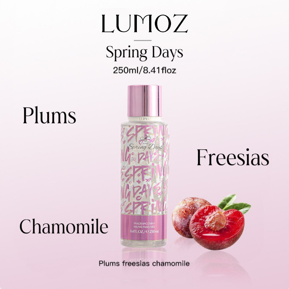 LUMOZ Spring Days Body Mist Perfume For Women Shimmer Edition 250ml | Shopee Philippines