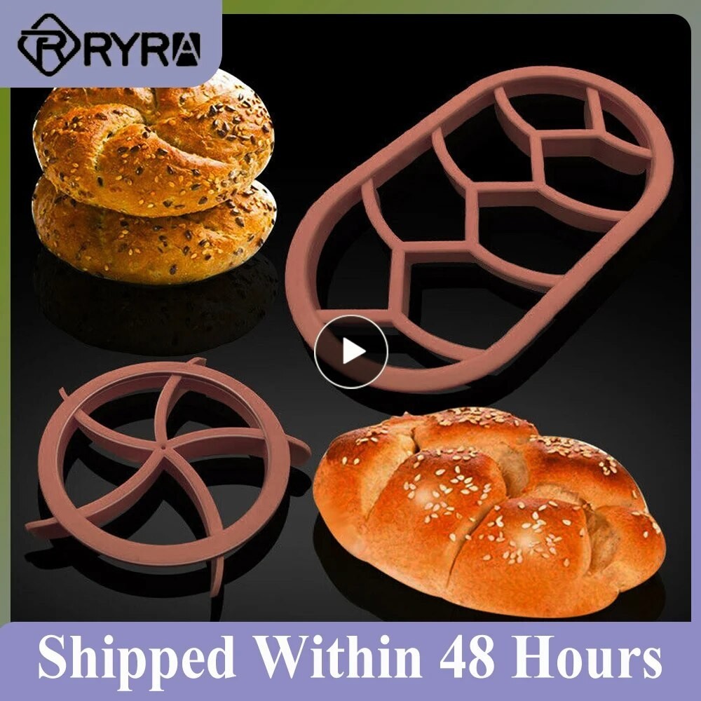 Circular Oval Bread Molds Fan Shaped Pastry Cutter Dough Press Bread ...