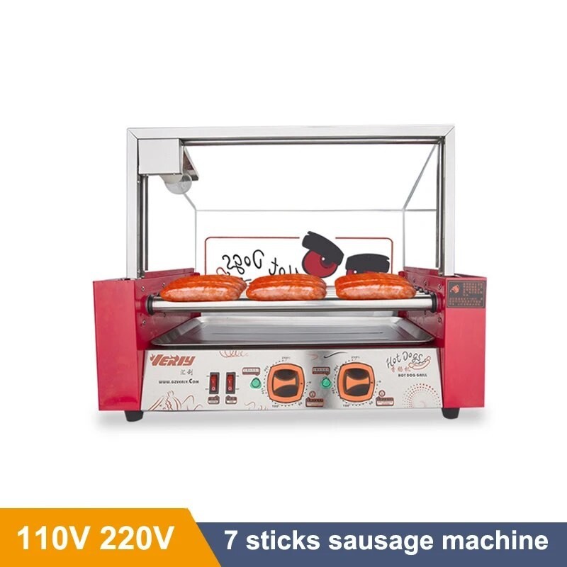 Commercial Sausage Roaster Hot Dog Machine Full Automatic Small Sausage ...