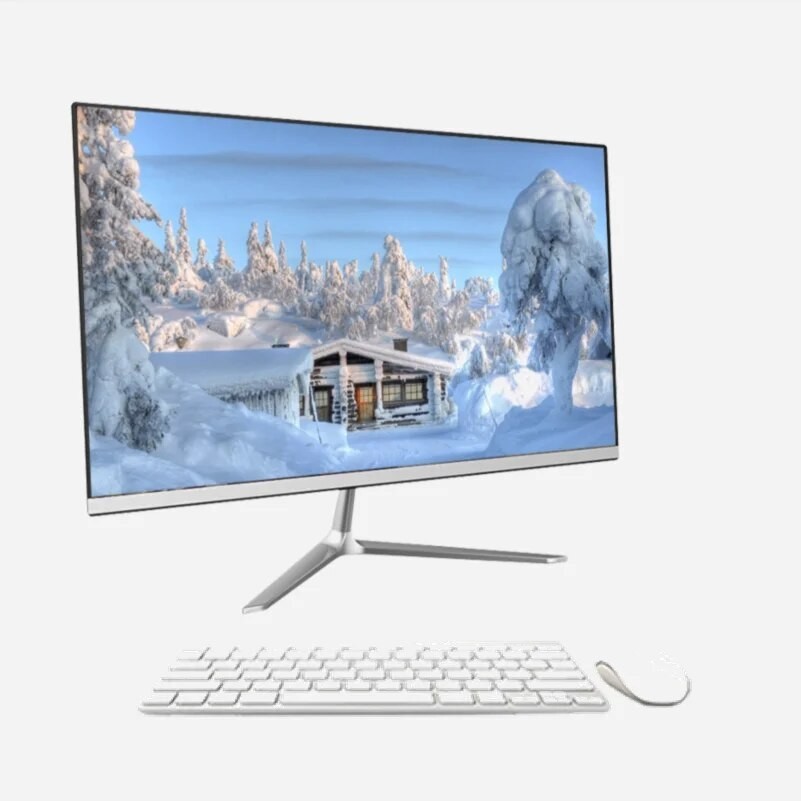 All in One desktop Computer intel Core i5-7300 24 Inch Monitor Pc all ...