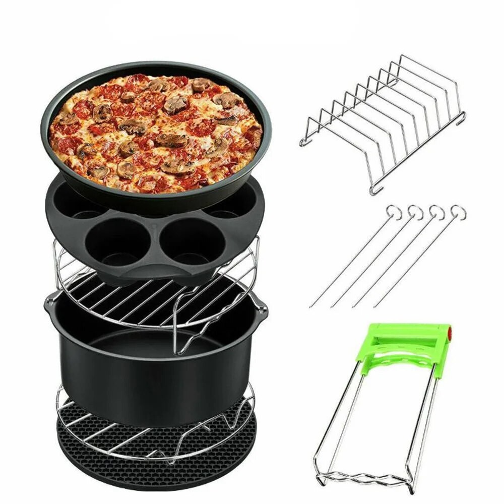 7 Inch / 8 Inch Air Fryer Accessories for Gowise Phillips Cozyna and ...