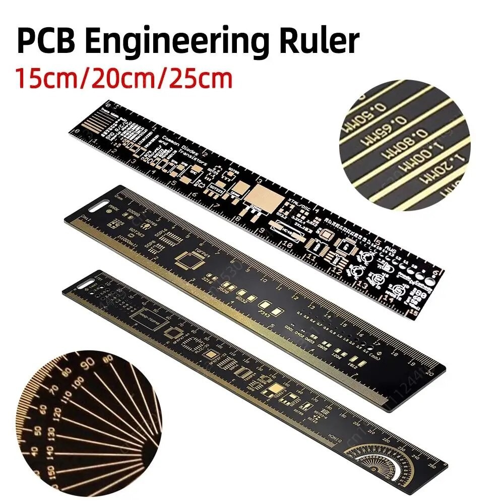 15/20/25CM PCB Ruler Electronic Engineer Printed Circuit Board Ruler ...