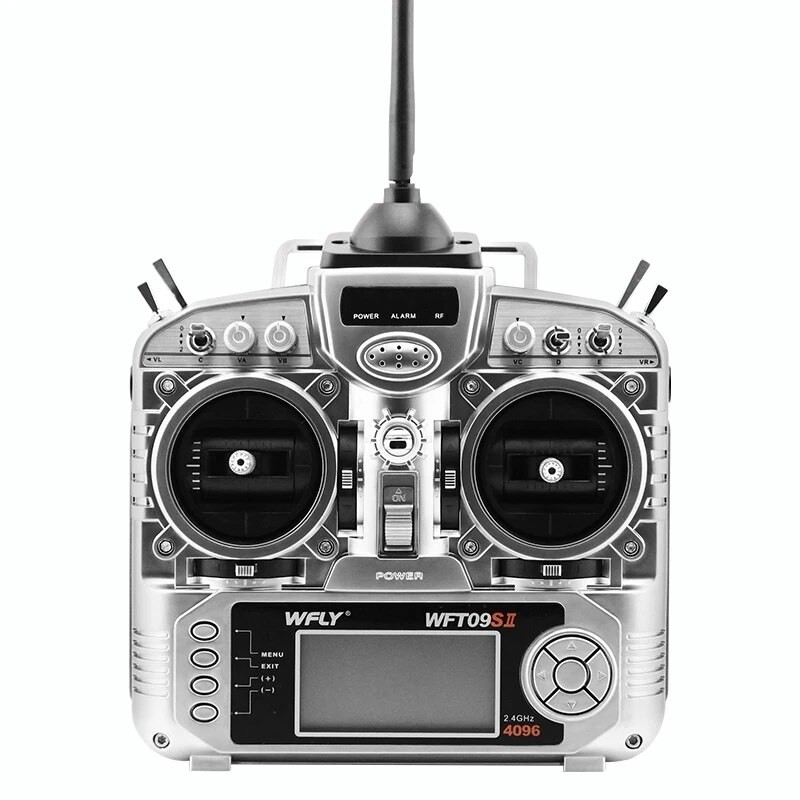 081 WFLY WFT09SII 2.4GHz 9-Channels Remote Control With WFR09S Receiver ...