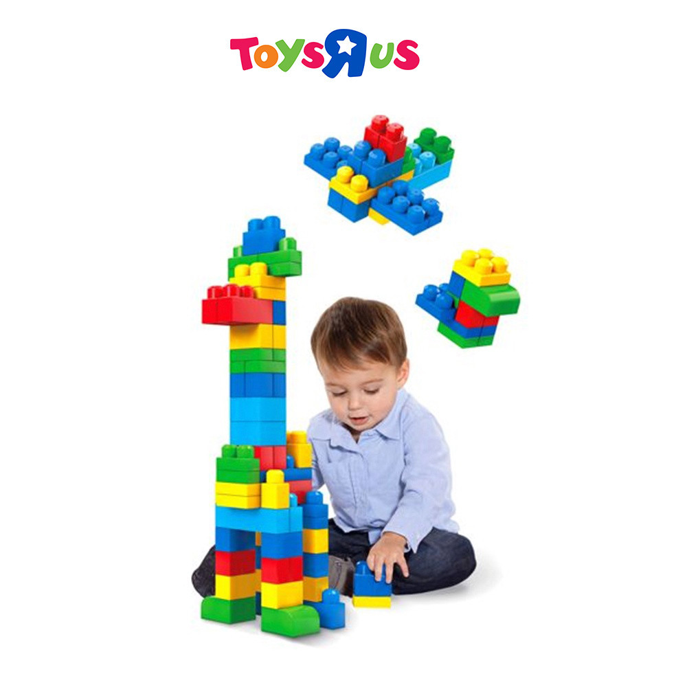 Fisher Price Mega Bloks Big Building Bag (60 pieces) - Classic | Shopee ...