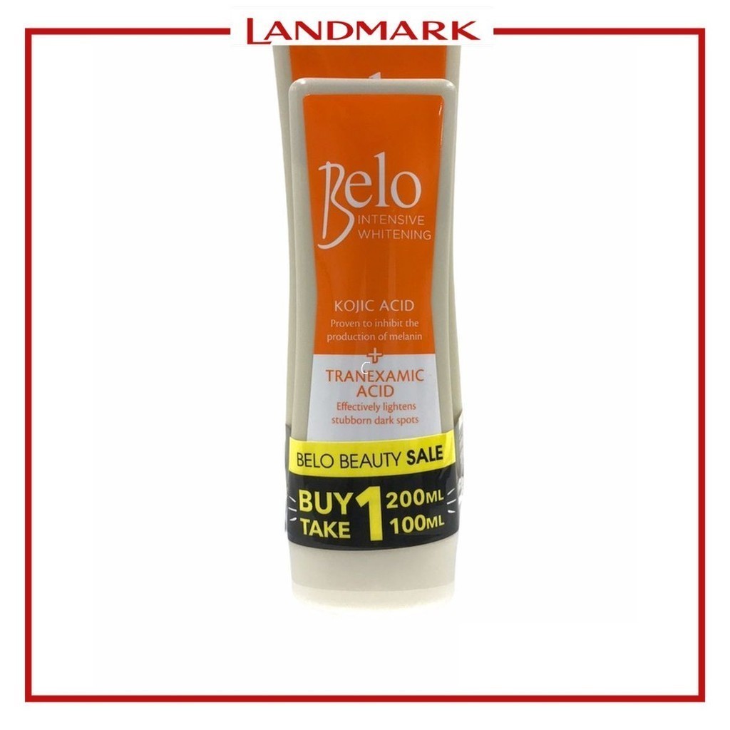 Belo Intensive Whitening Body Lotion 200Ml+100Ml | Shopee Philippines