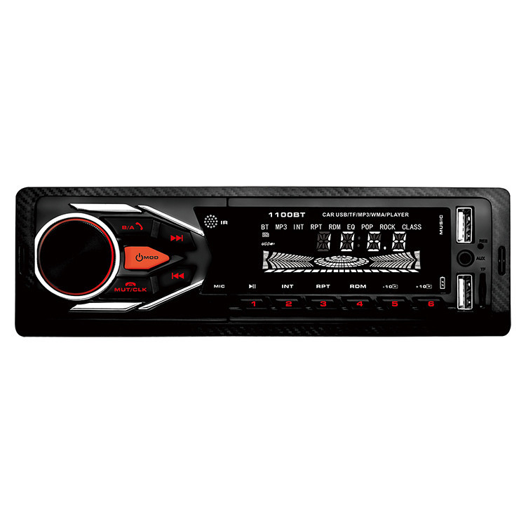 Universal 1 Din Car MP3 Player with LCD Display and Bluetooth Aux-in FM ...