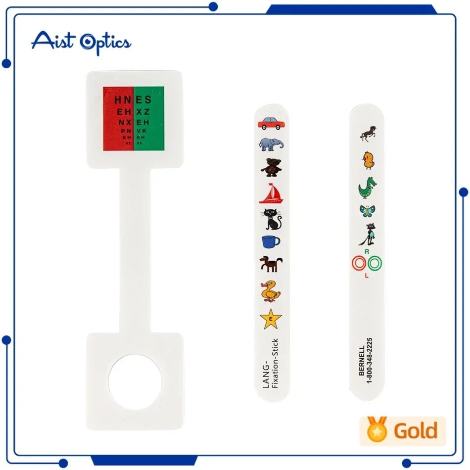 Children Fixation Stick with Red/Green Anti-Suppression Check Vision ...