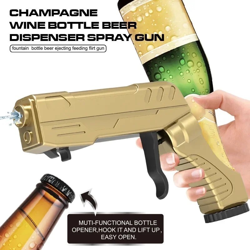 Champagne Wine Dispenser Bottle Beer Ejector Feeding Bottle Beer Spray ...