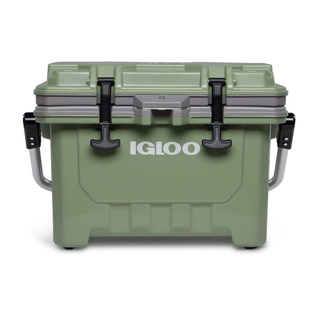 Igloo 24 Quart IMX Hard Sided Cooler, Oil Green Igloo 24 Quart IMX Hard ...