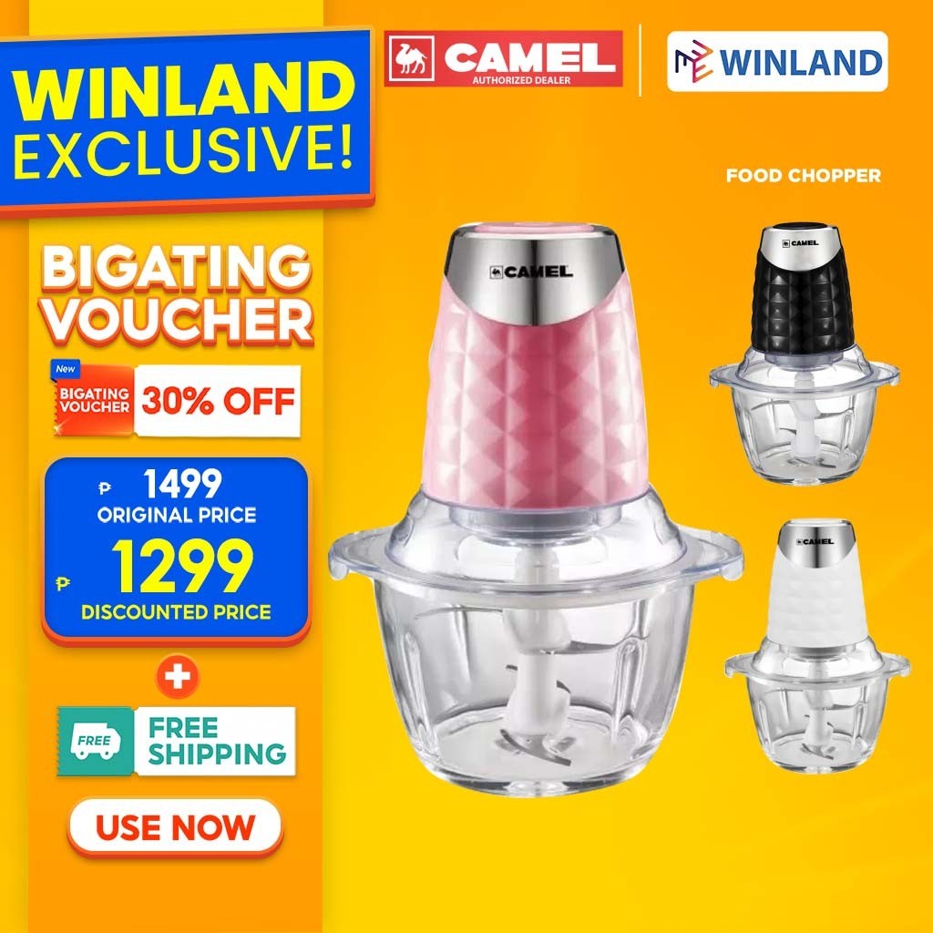 Camel by Winland 1.2L Food Processor Chopper Mincer Grinder 300watts ...