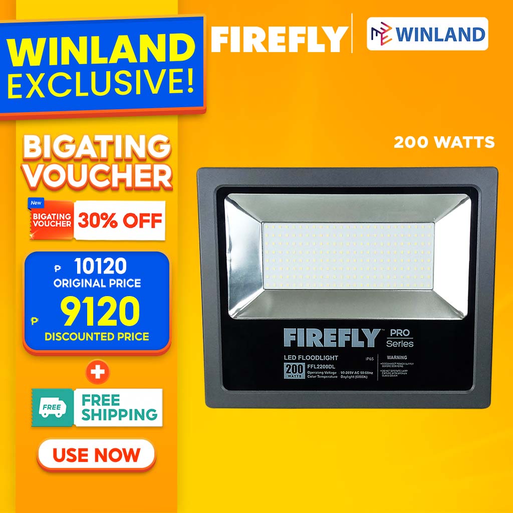 Firefly by Winland PRO Series LED Floodlight 200 Watts FFL2200DL ...