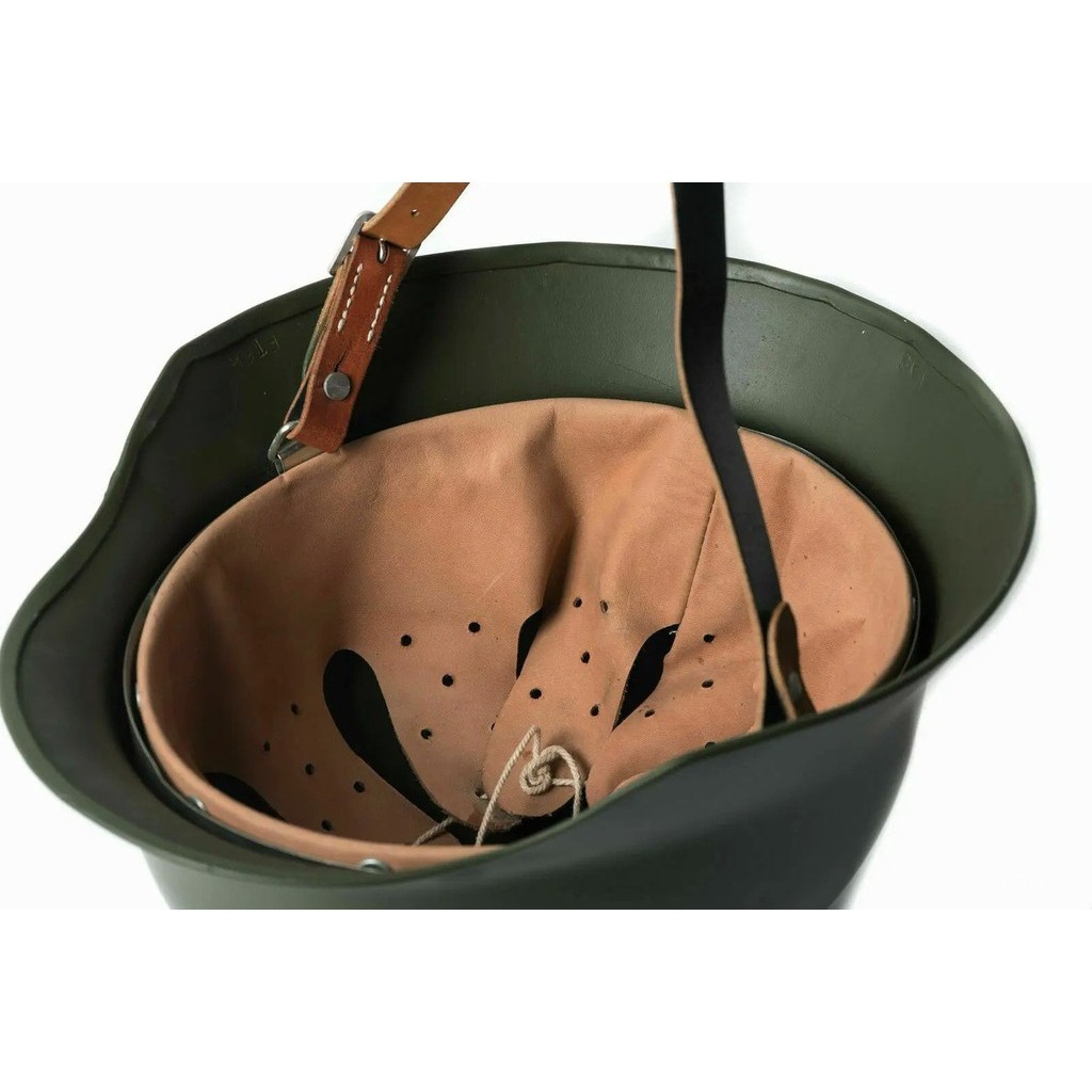 WW2 WORLD WAR II GERMAN ELITE ARMY SOLDIER M35 STEEL HELMET GREEN ...