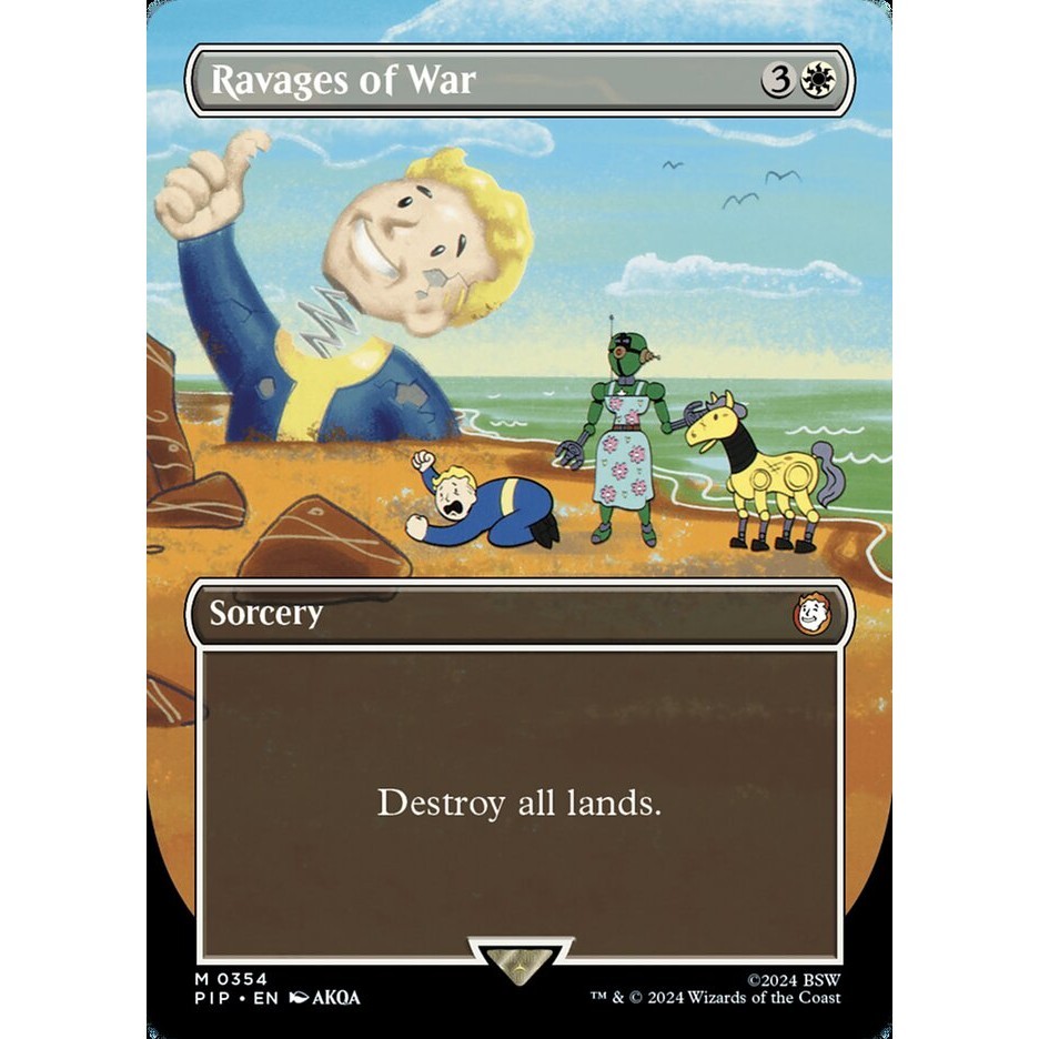 Pr0xy Card - Ravages of War (Borderless) | Fallout (PIP) | Shopee ...