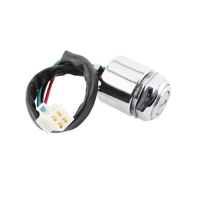 IAP4 LINGQI ATV Go Kart Start Switch 4-Wire Engine Start Switch For ...