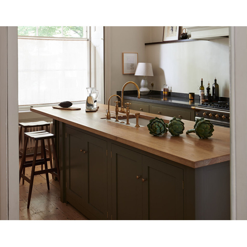 Kejia Luxury Island Modular White Full Customization Kitchen Cabinet ...