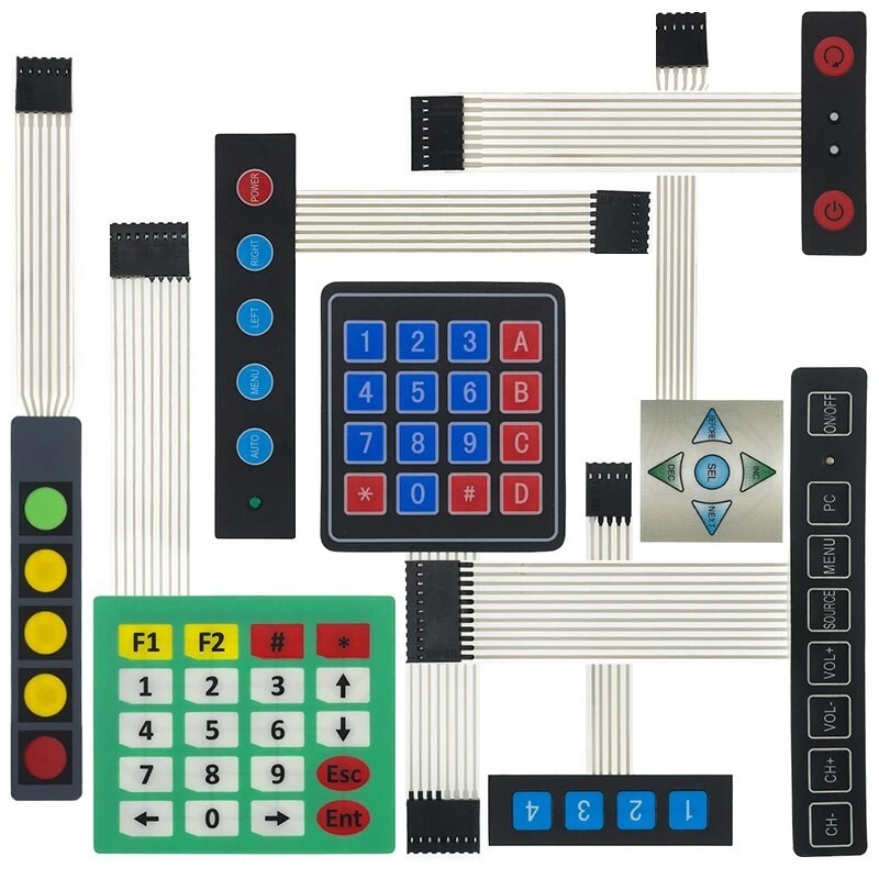 1*4 4*4 4*5 Matrix Array/Matrix Keyboard 16 Key Membrane Switch Keypad for Arduino 1x4 4x4 4x5 ...