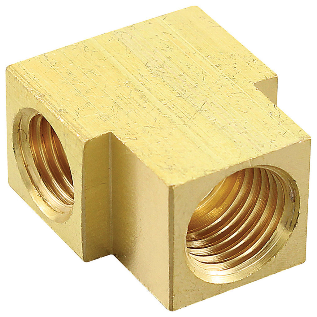 Forged Brass Steel Brake Line 'T' Tee Inverted Flare 1/4 Inch 3-Port ...