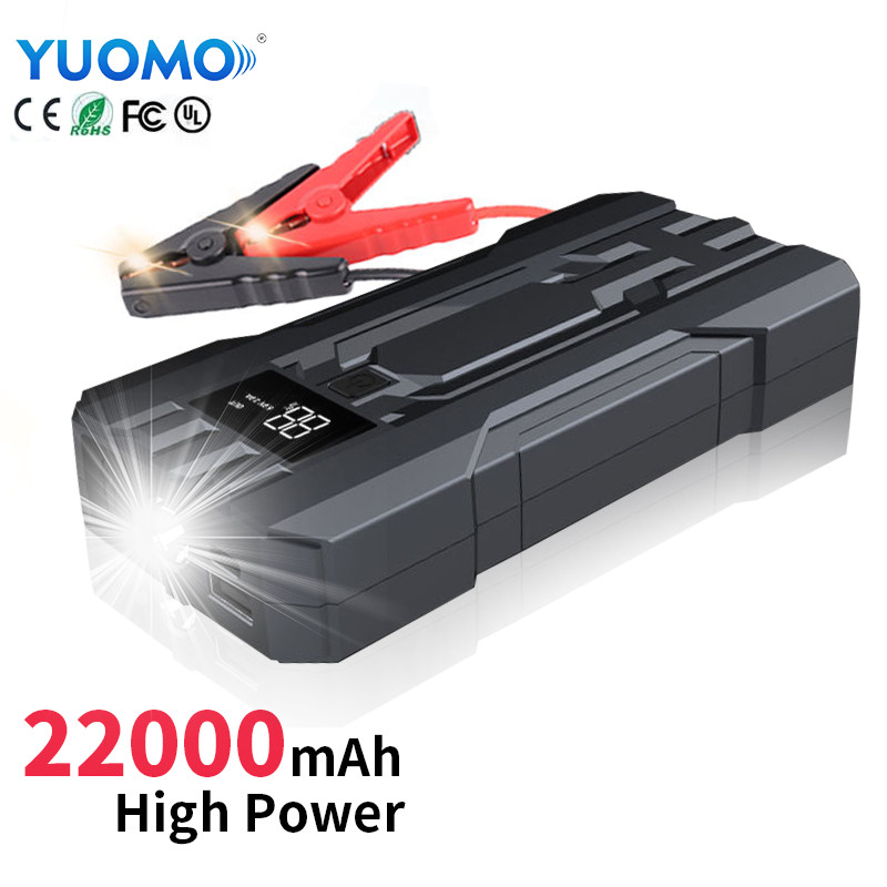22000mAh Jump Starter Box Car 2 In 1 Mini Arrancador Con Cables Super ...