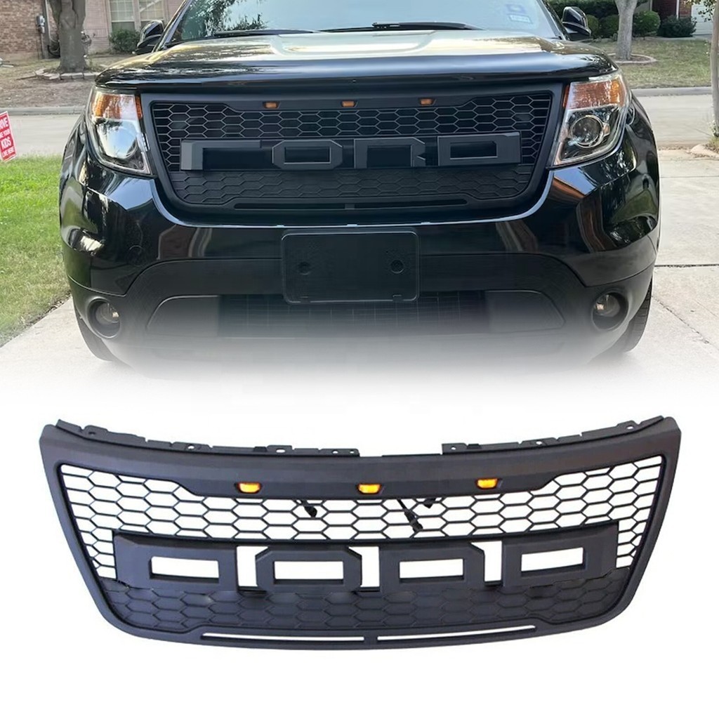 Bumper & Letters Grills Grille Raptor Ford Explorer With Car e Style ...