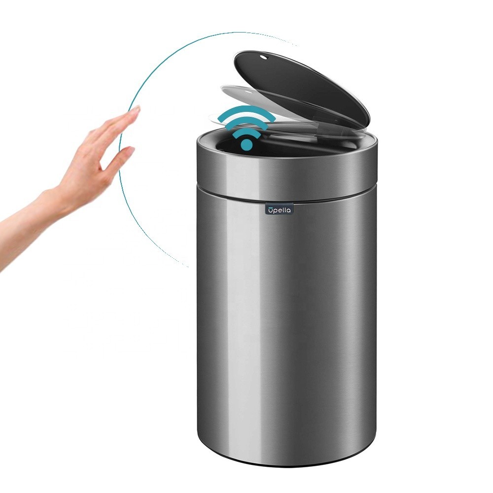 Touchless Induction Intelligent Bins Touchless Automatic Smart Trash ...