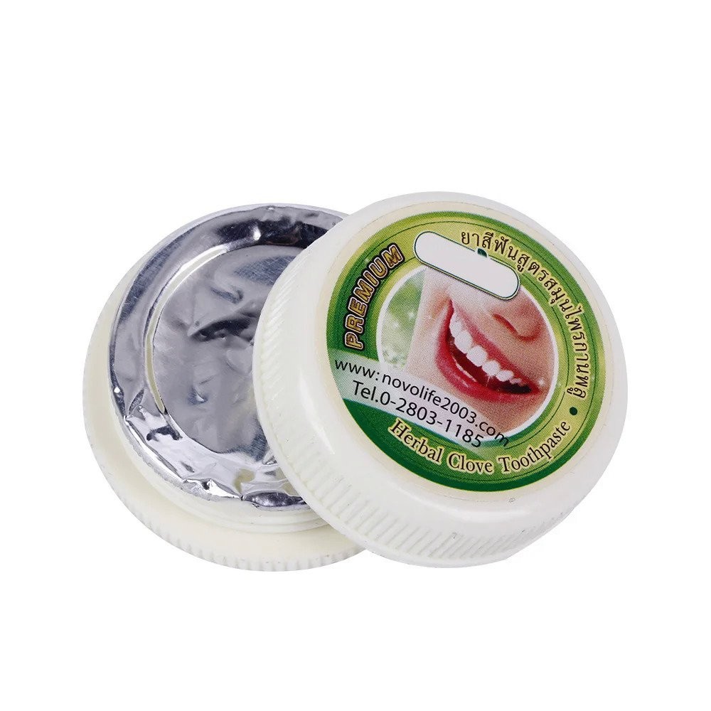 Clove Mint Coconut Herbal Thailand Toothpaste 25g 10g Dental Plaque ...