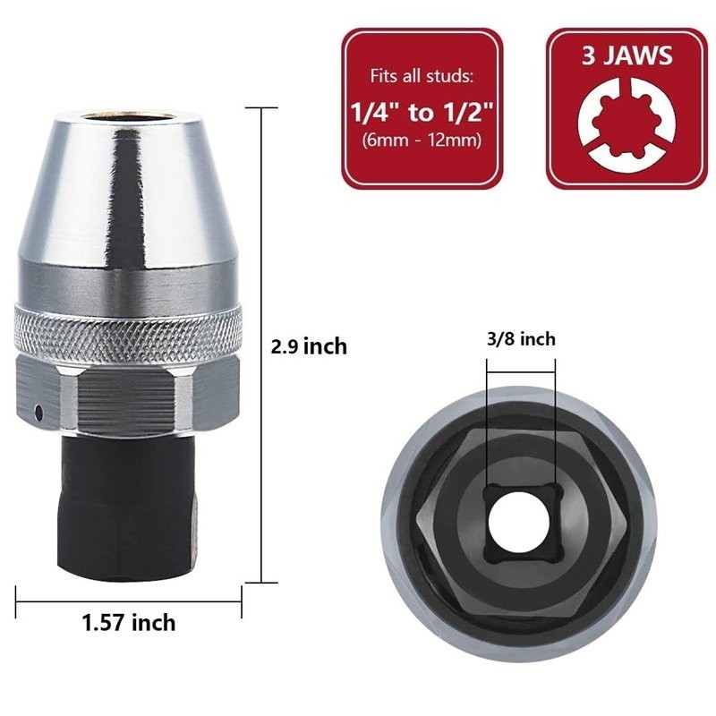 Broken Bolt / Stud Remover Extractor for Extracting 6 -13mm Broken ...