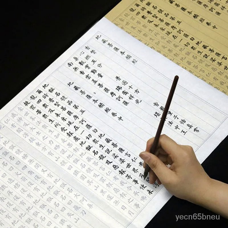 Chinese Brush Calligraphy Practice Rice Paper Xuan Zhi Adult Lv Gong ...