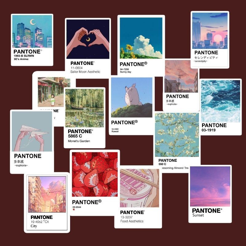 Pantone Laminated VINYL Waterproof Stickers | Shopee Philippines