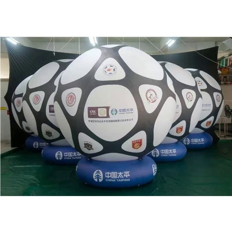 Custom Advertising Inflatable Balloon Large Inflatable Soccer Ball ...
